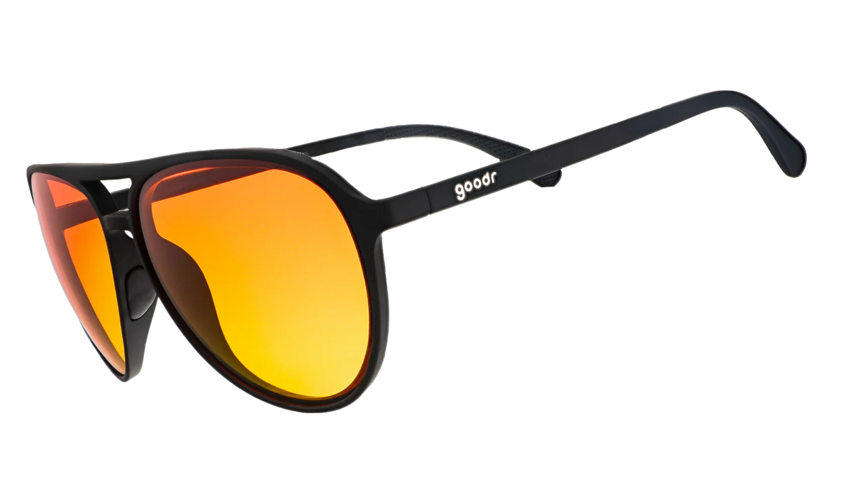 Clear & Resin Danger - Goodr Sunglasses — Goodr Sunglasses AU